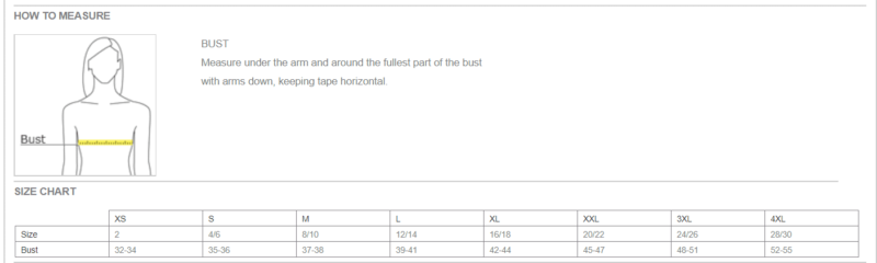 ladies sport tek size chart - Crystallized Couture
