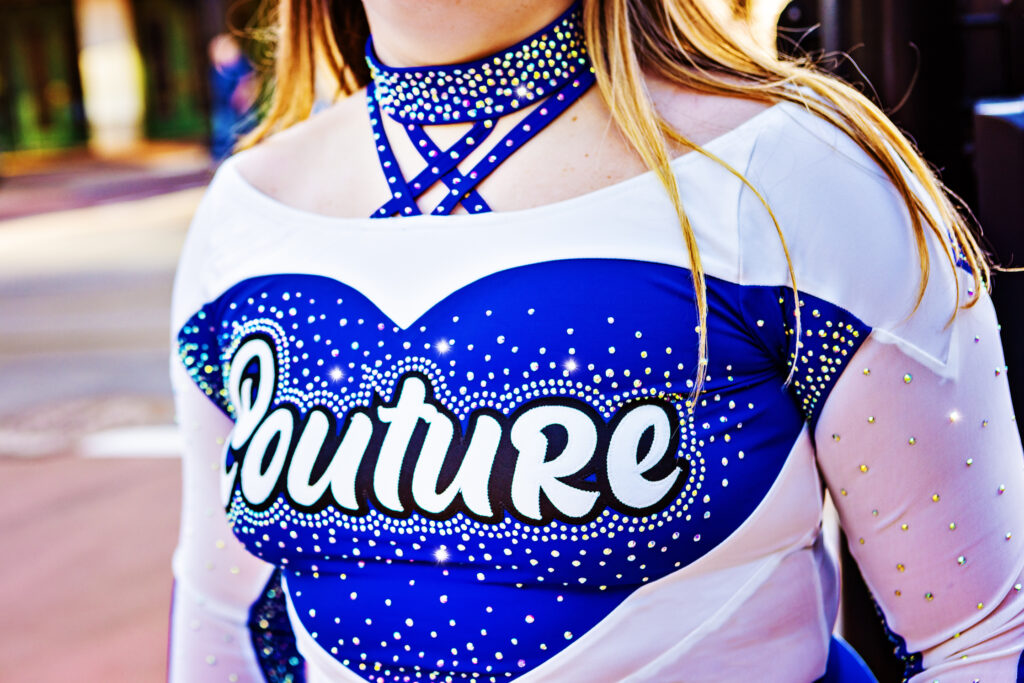 Custom Bling Cheer Warm-Up Jackets - Crystallized Couture